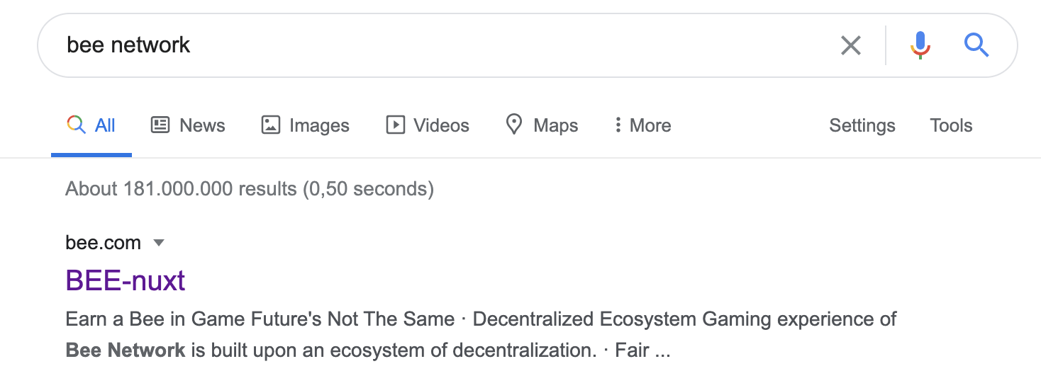 Bee Network is an anonymously managed clone of Pi Network