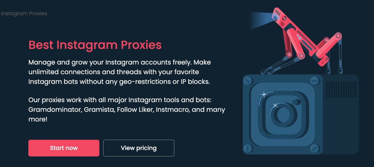 Top 9 Instagram Proxies in 2023: Pricing & Features Compared