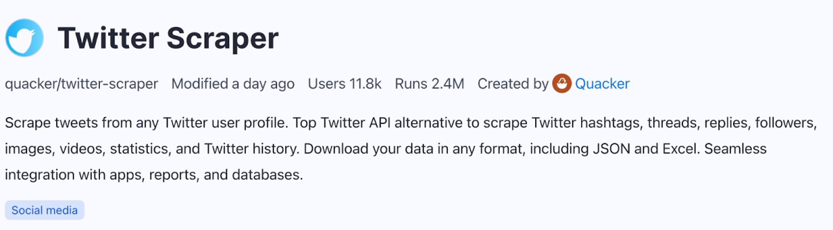 Top 5 Twitter (X) Scrapers of 2024: Overview of Tools & Practices