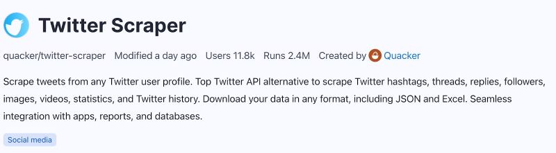 Top 5 Twitter (X) Scrapers of 2024: Overview of Tools & Practices