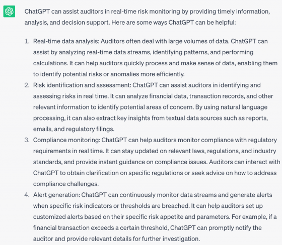 ChatGPT in Audit: 5 Use cases, Benefits & Challenges in 2023