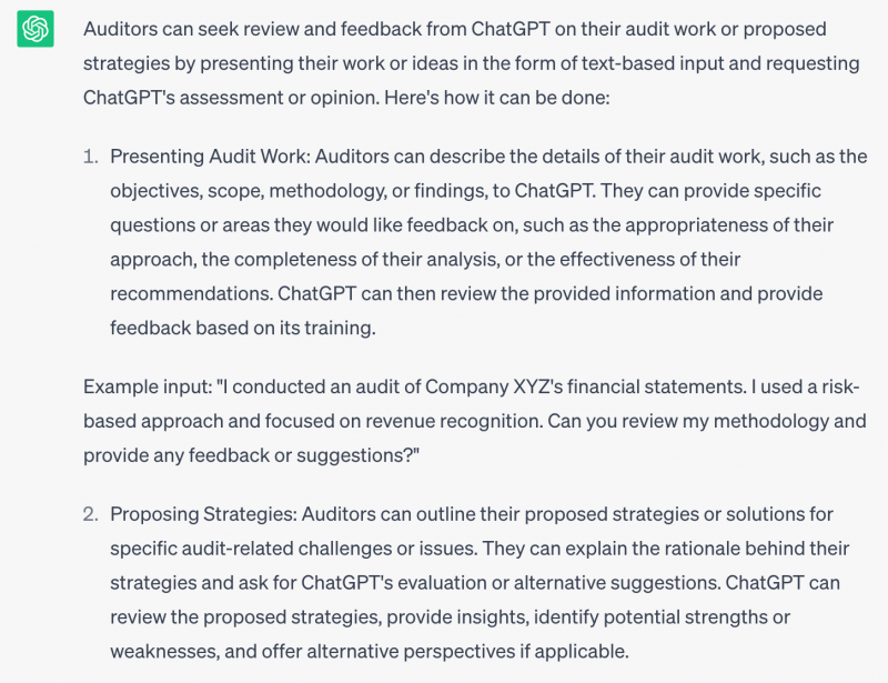 ChatGPT in Audit: 5 Use cases, Benefits & Challenges in 2023