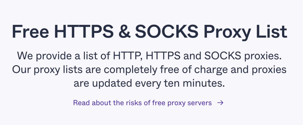 The Best Free SOCKS5 Proxy Lists in 2025