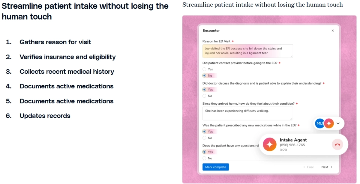 Top 10+ AI Agents in Healthcare: Use Cases & Examples